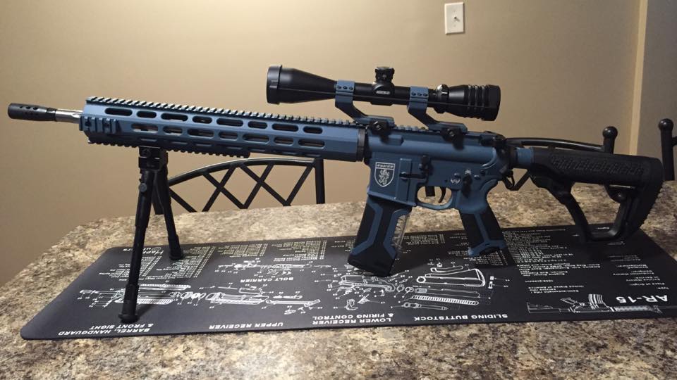 Jessie James Blue and Graphite Black - Toms Custom Guns