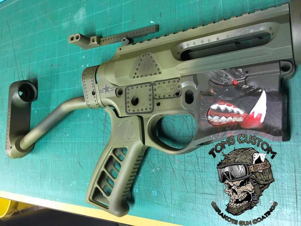 Spikes Worthog In Custom Cerakote Design - Toms Custom Guns