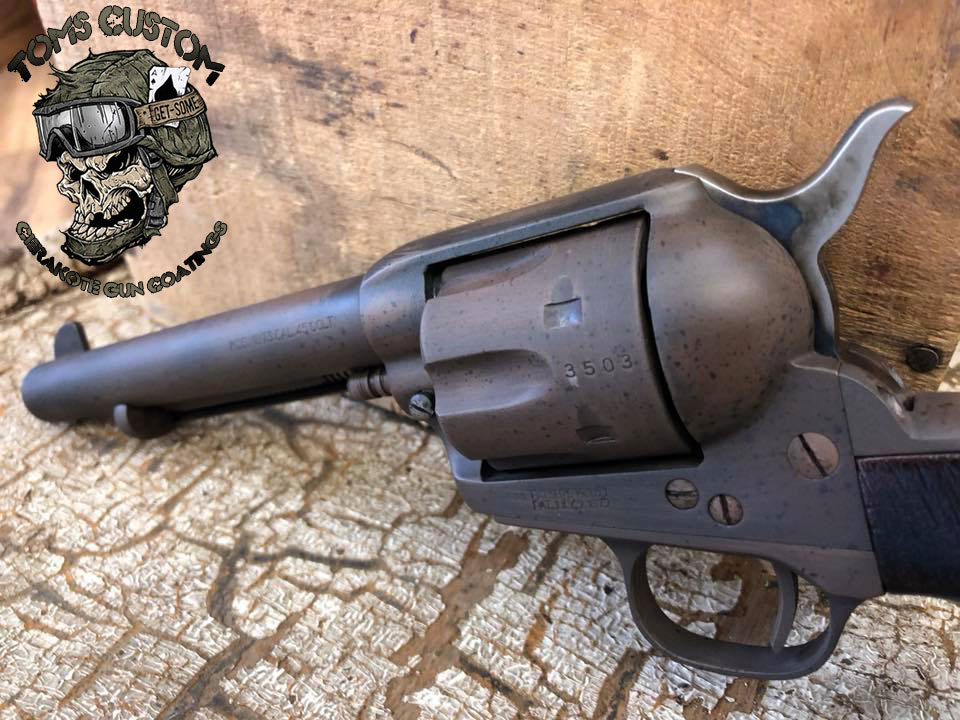 Making A New Revolver Look Old And Rusted - Toms Custom Guns