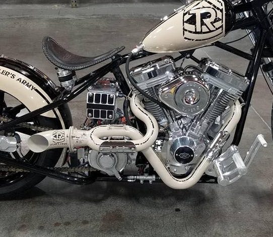 The Tylers Army Custom Bike - Toms Custom Guns