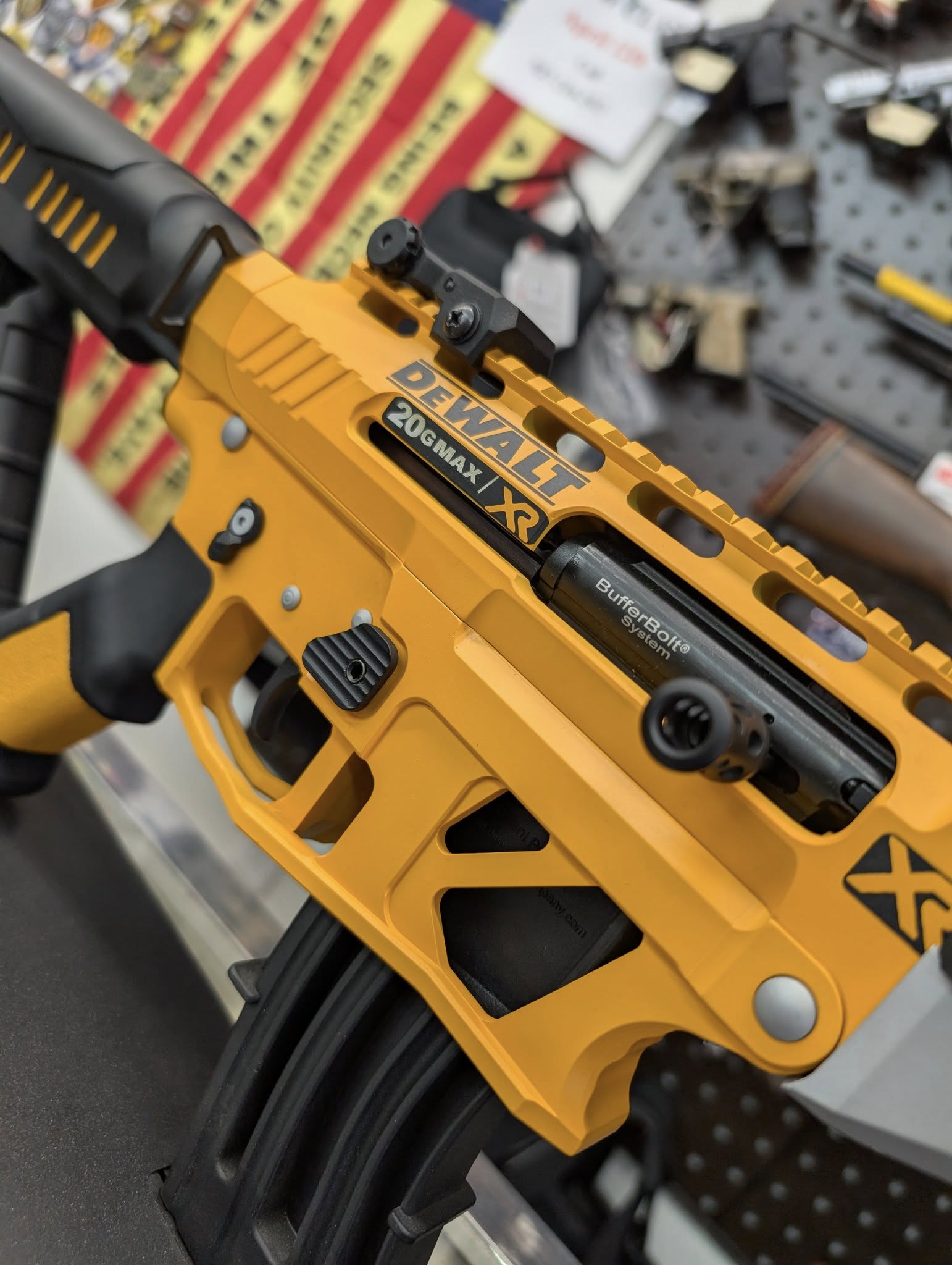 Sweet New Yellow Hole Punch - Toms Custom Guns