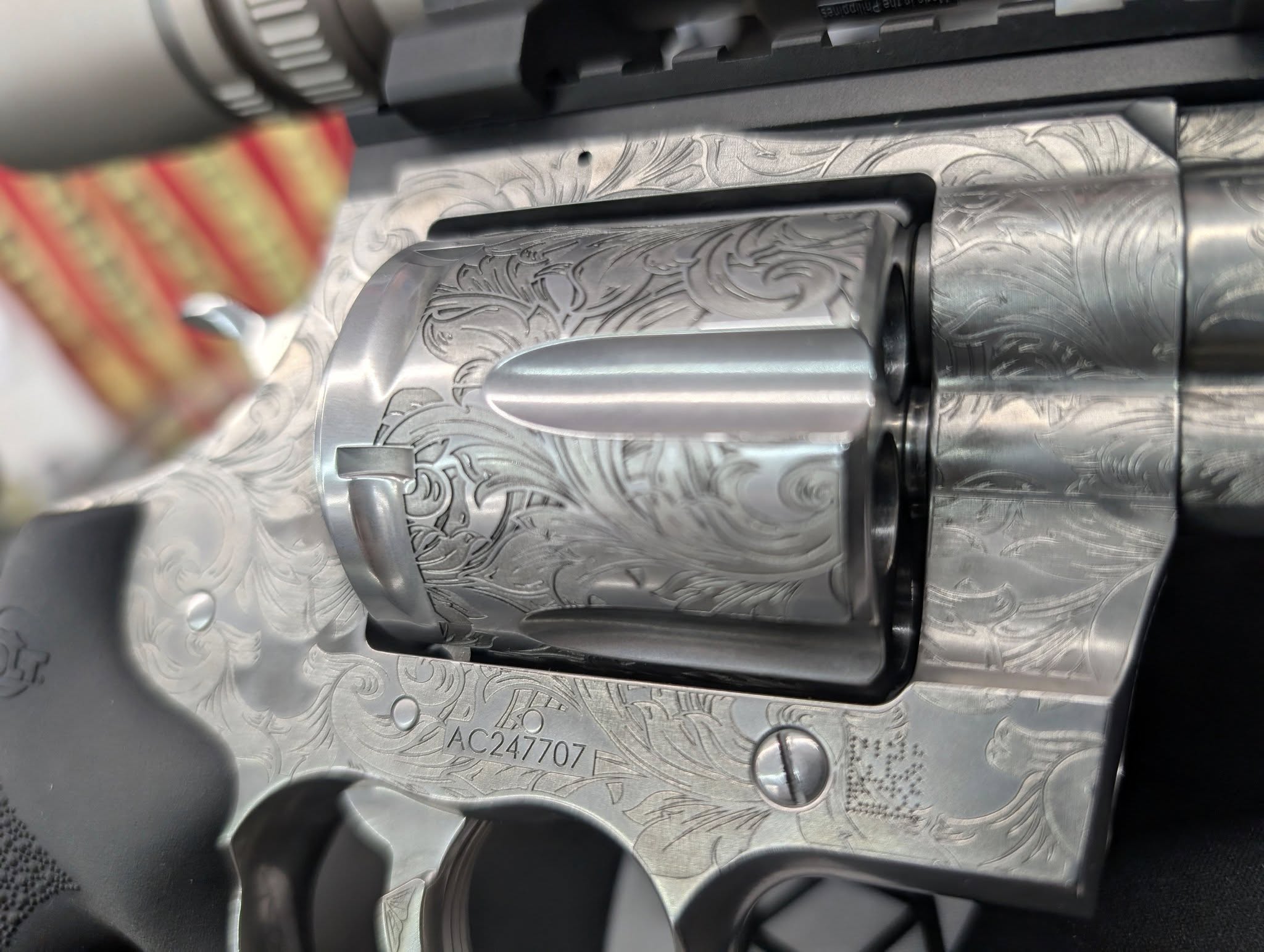 Highly Detail Engraved Colt - Toms Custom Guns